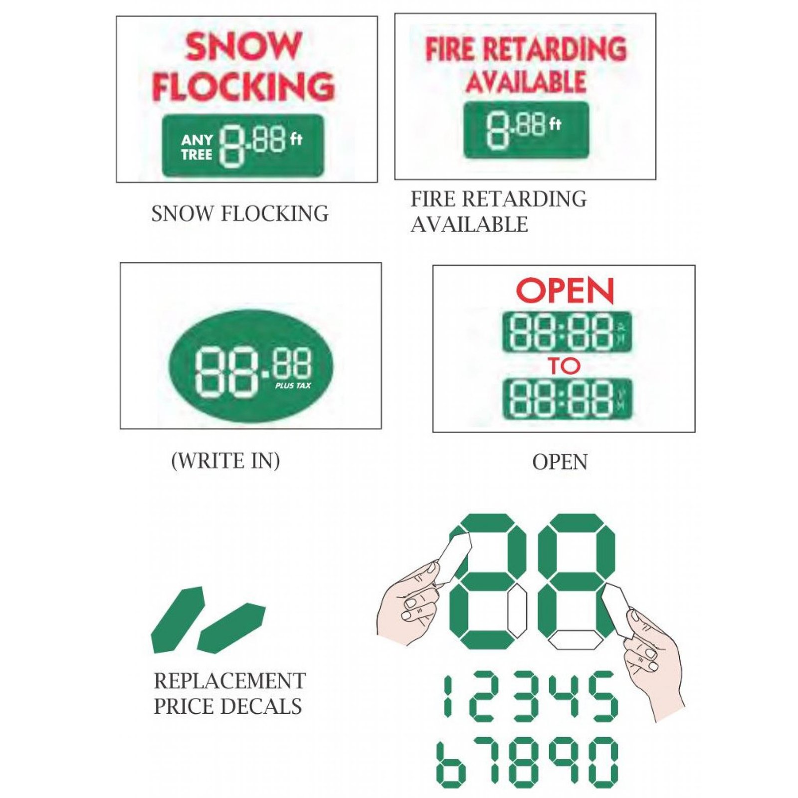 Signage – Peak Seasons